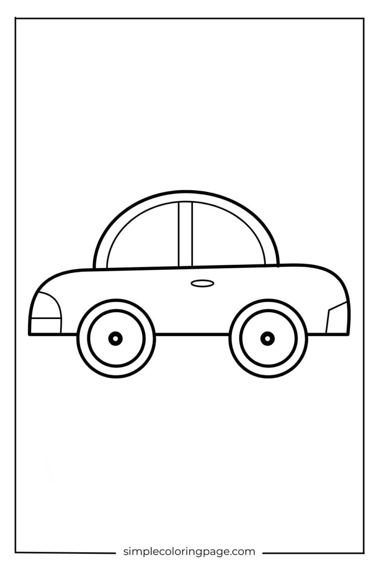 Coloring Page Theme Cars - simplecoloringpage.com